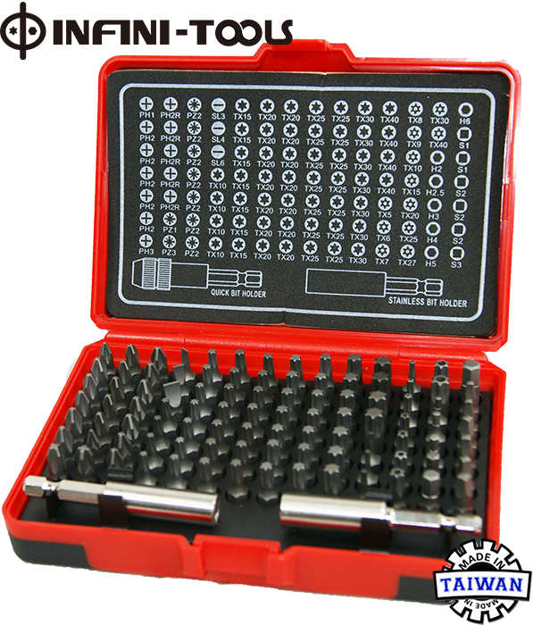 100 PC Screwdriver Bits Set | Taiwantrade