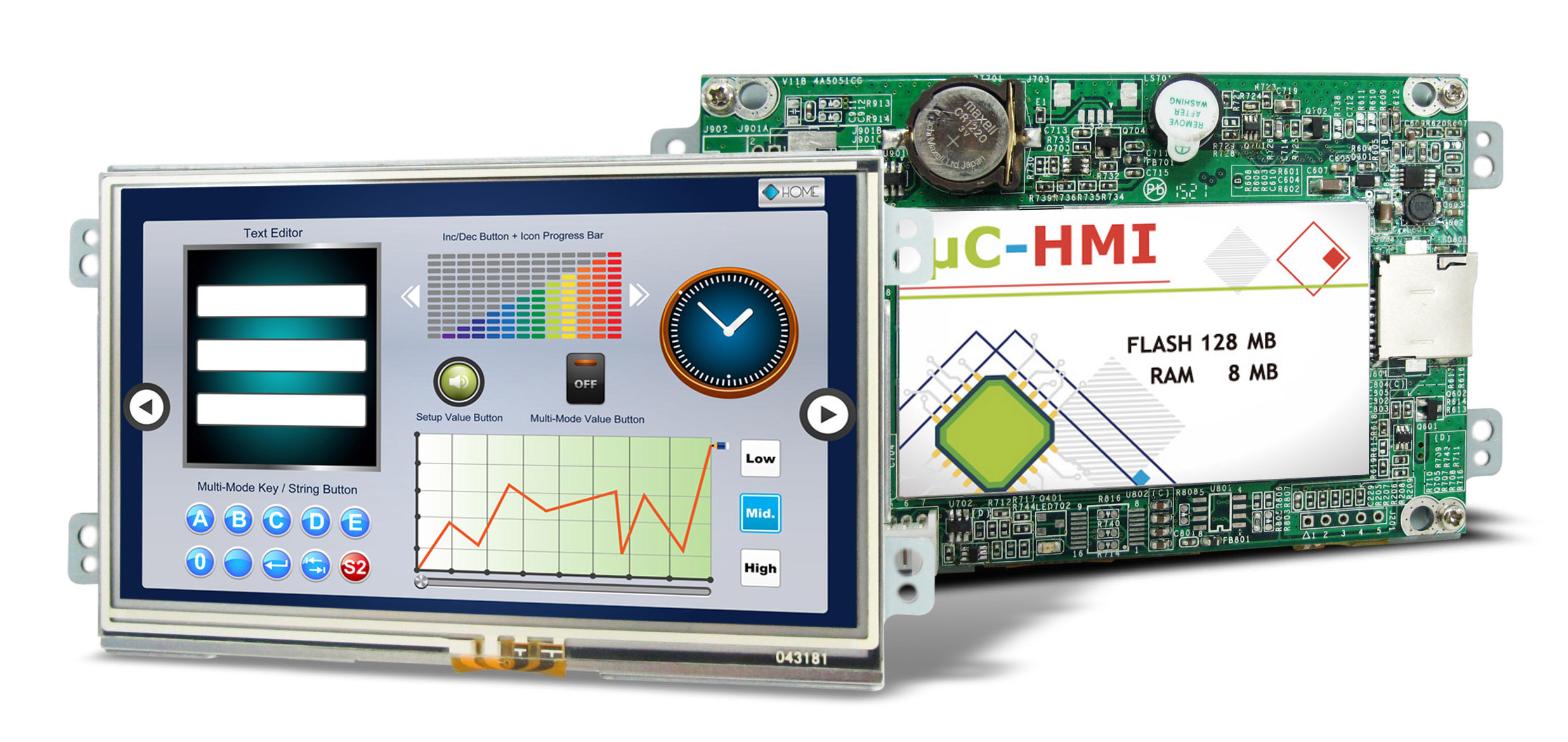 4.3" uC-HMI MODULE (4W) [RoHS Compliant | Taiwantrade