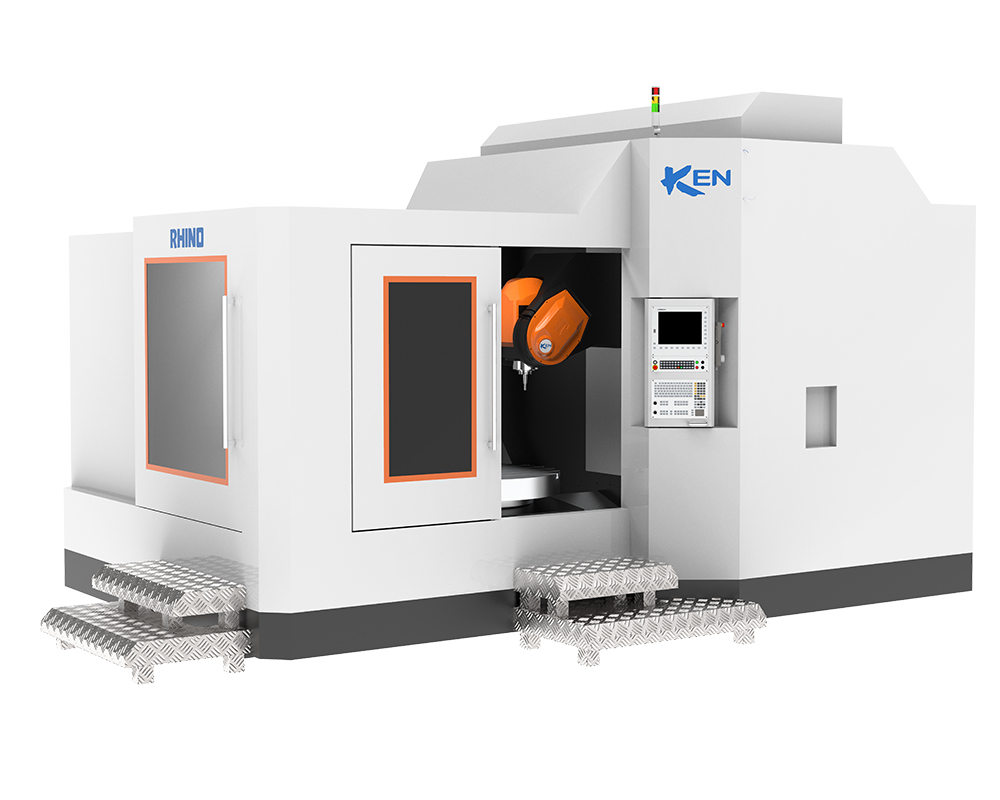 Horizontal 5-Axis Machining Center - Rhino | Taiwantrade.com
