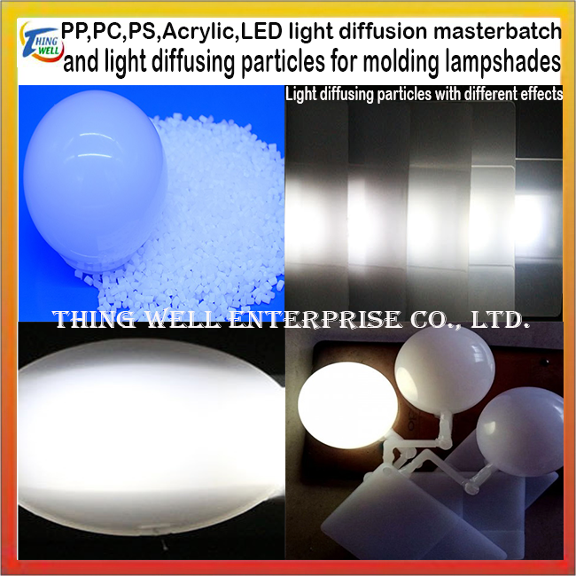 LED light diffusion PP, PC, PS, Acrylic Particles Material ...