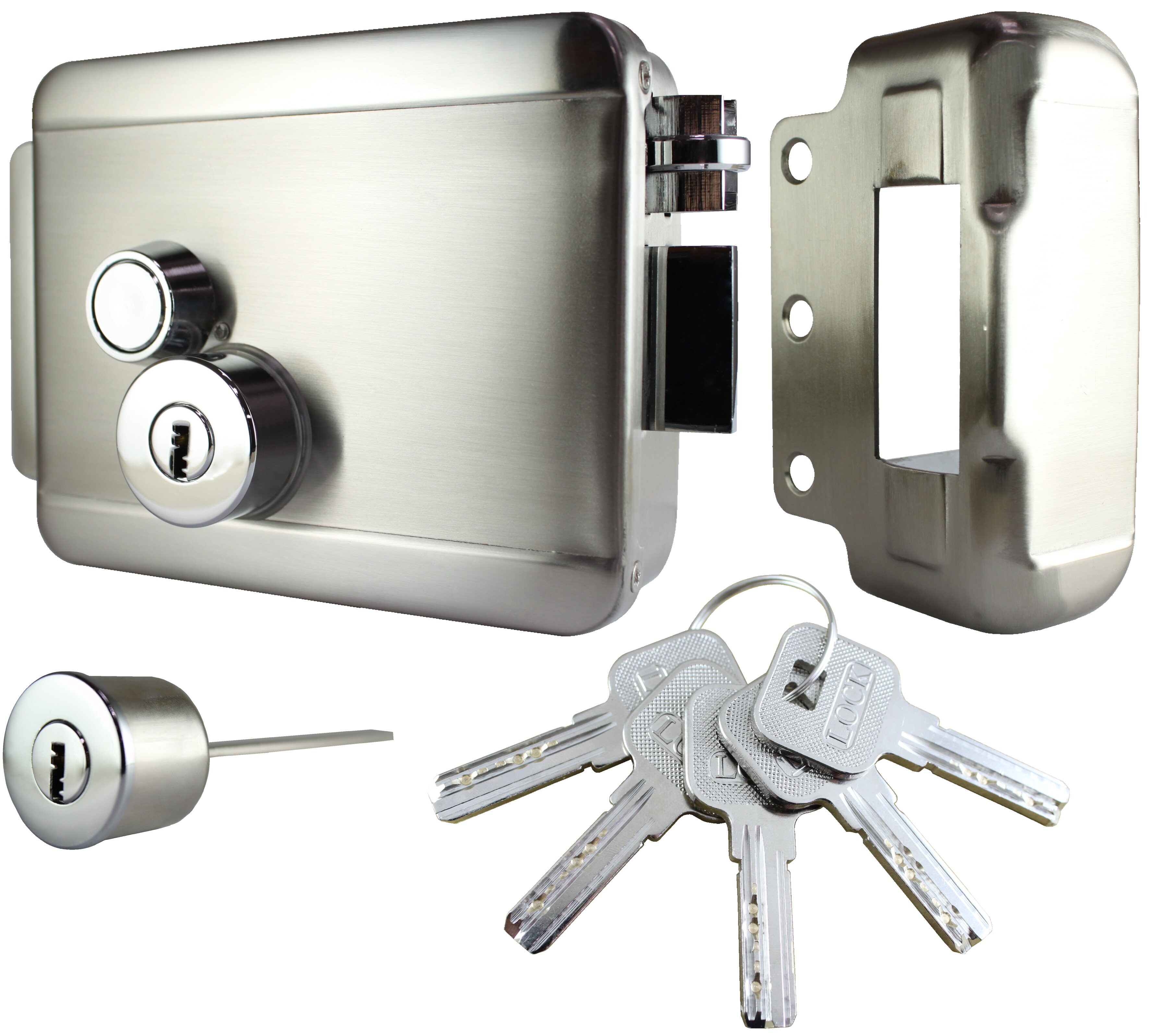 BLE Smart Rim Lock With DC Powered | Taiwantrade.com