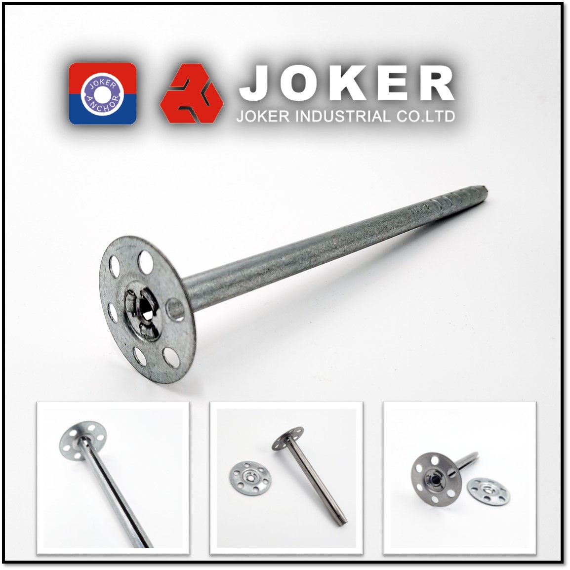 Metal insulation fixings with galvanized | Taiwantrade.com