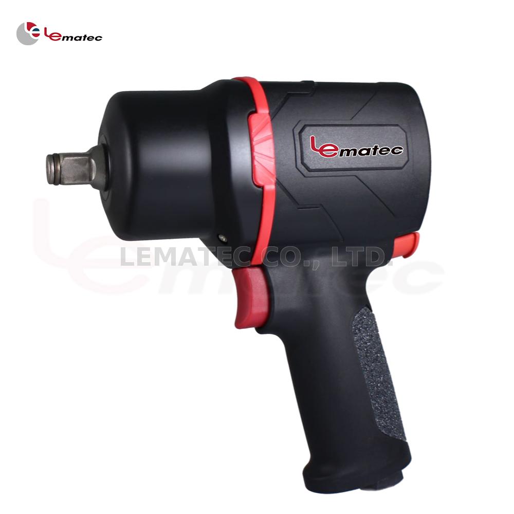 1/2" inch Lightweight Air Impact Gun Twin Hammer High Torque 1400 ft ...