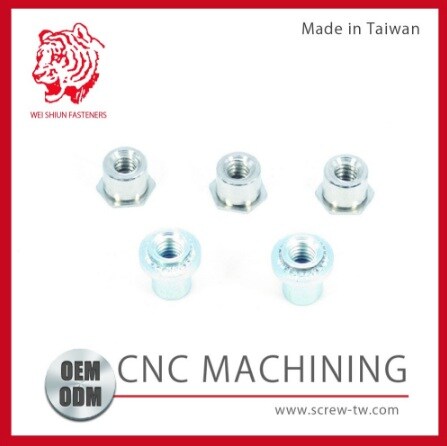 CNC precision turning stainless steel self locking rivet nut | Taiwantrade