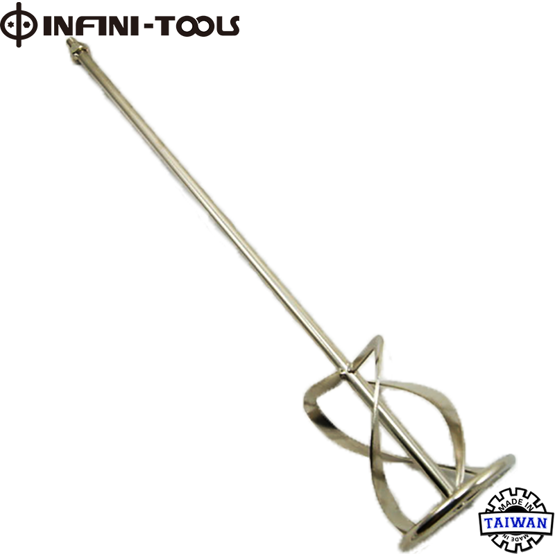 600 mm x 120 mm Mixing Paddle - Zinc Plated - M 14 Thread - Paint ...