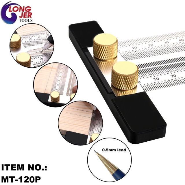 Precision Marking T-Ruler and Stainless Steel Bend Ruler Woodworking Ruler