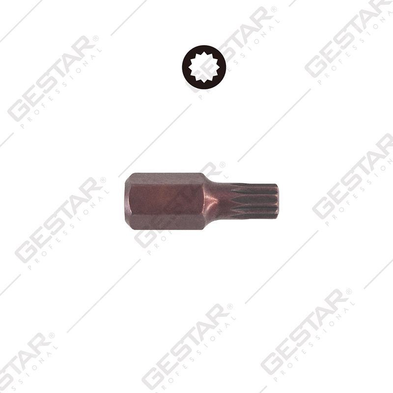 Impact Driver Bit - 10mm Hex x 30mm L - Spline | Taiwantrade