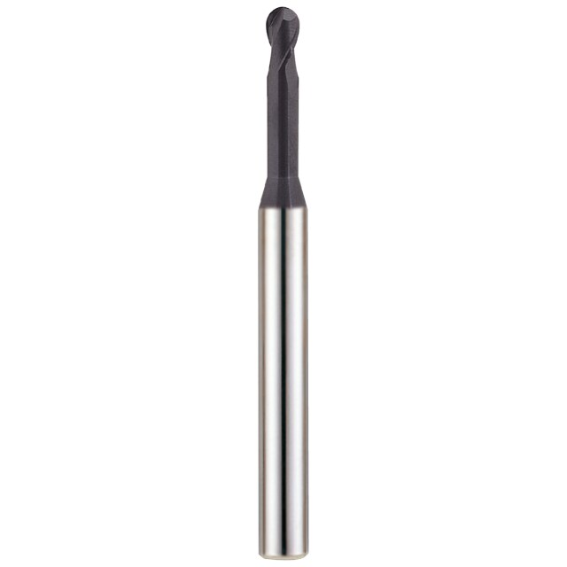 CARBIDE END MILL - Ball Nose 2 Flutes - Long Neck | Taiwantrade.com