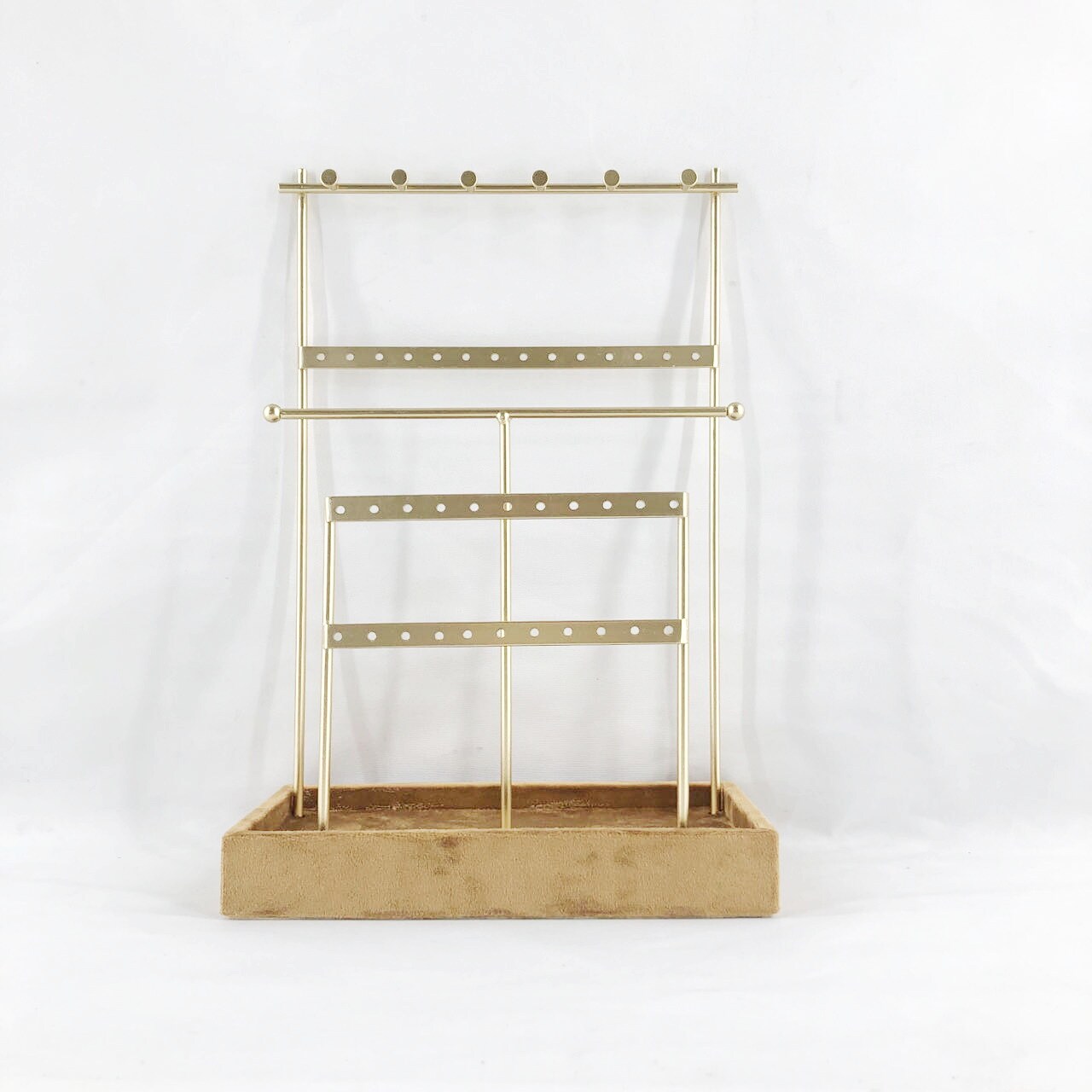 GOLD METAL JEWELRY HOLDER WITH BASE | Taiwantrade