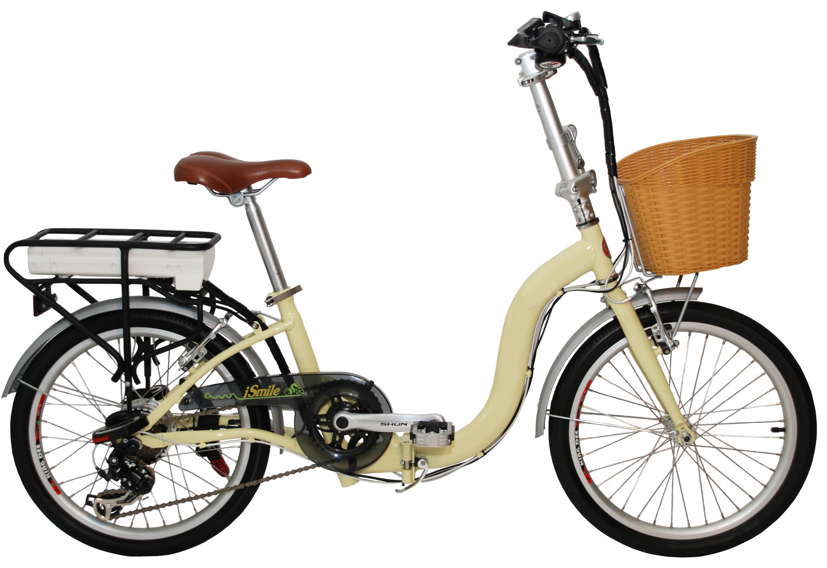 E-Smile: Yellow Folding Bicycle | Taiwantrade