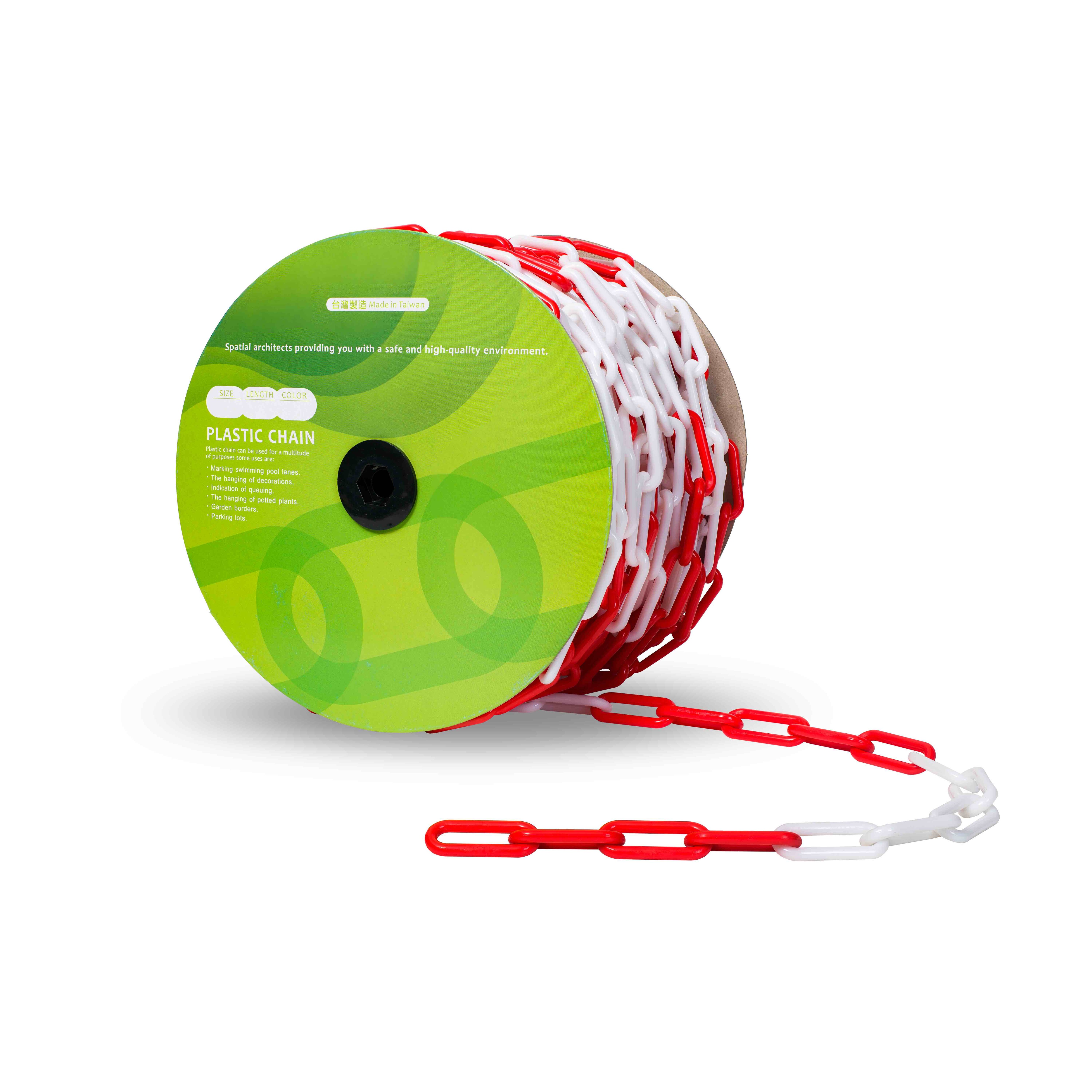 Dual Color Long Link Safety Plastic Chain | Taiwantrade