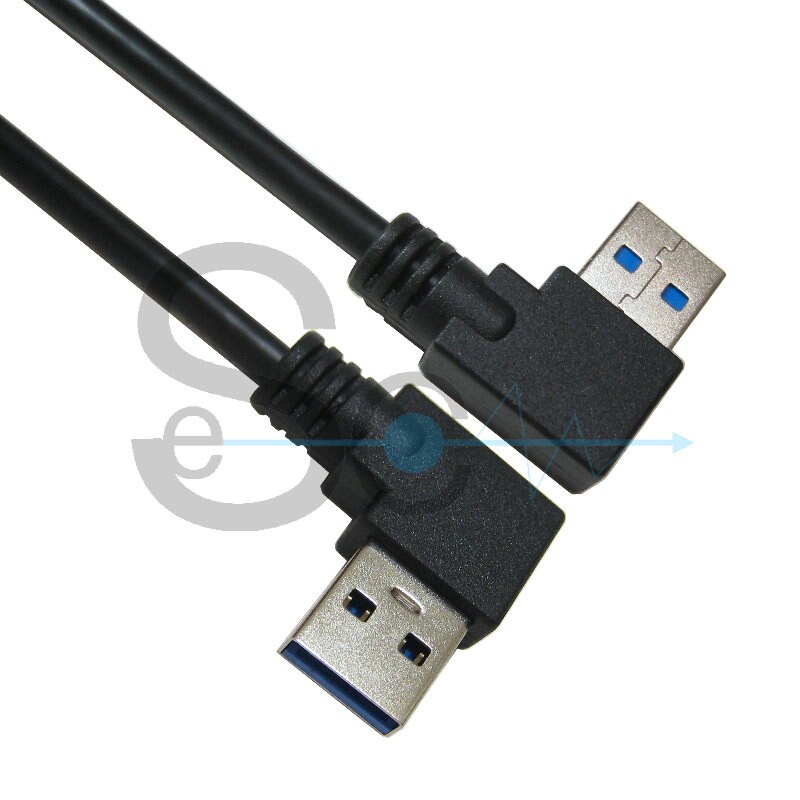 USB cable 3.0 A Male 90 Deg to A Male 90 Deg customized Cable | Taiwantrade