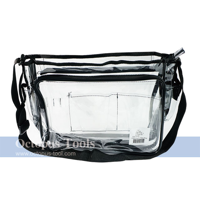 Transparent Tool Bag Two Compartments 12.9"x10.6"x4.7" | Taiwantrade.com