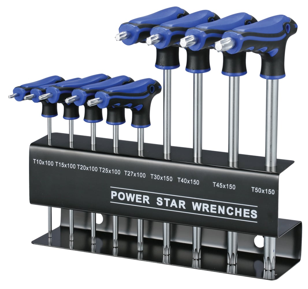 T-Handle Star Hex Key Set 9 pcs set | Taiwantrade