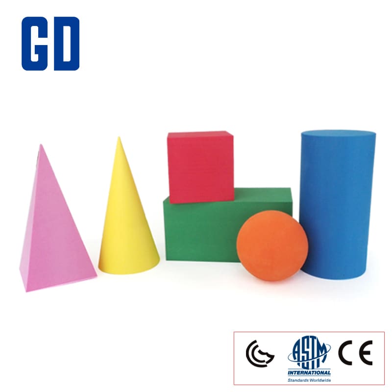 EVA Foam Geometric solids 6PCS | Taiwantrade