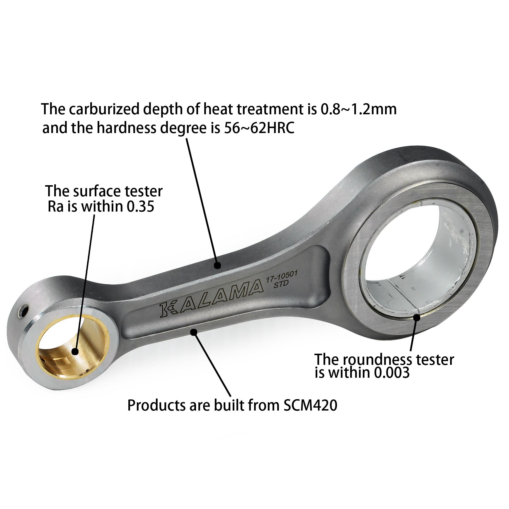 Forged connecting rods for KTM SX 250 | IDEAL ENGINE PARTS CO., LTD.