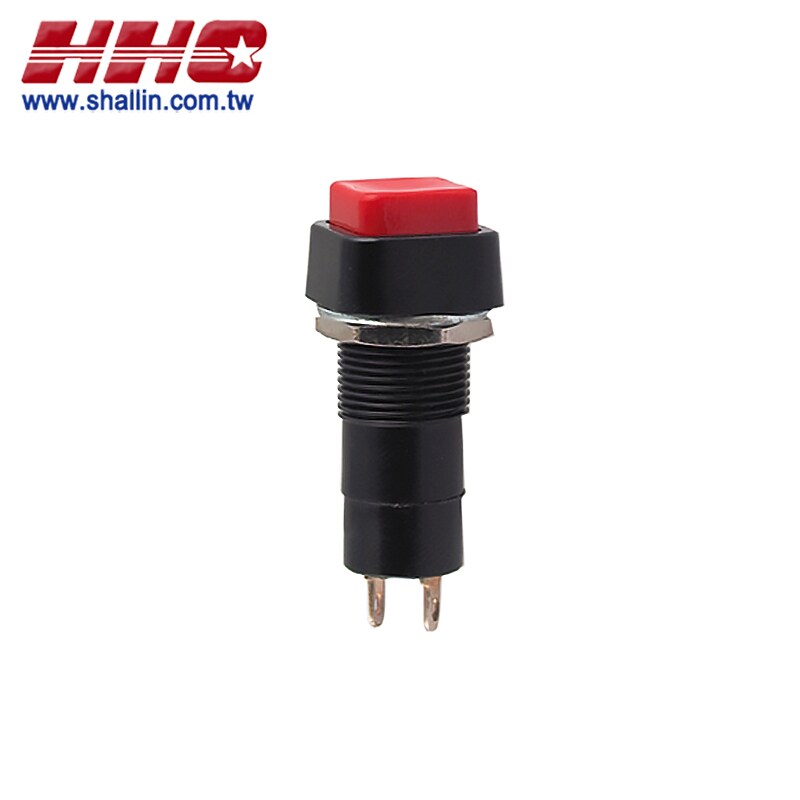 Square type pushbutton switch, open and close type, compliant with the ...