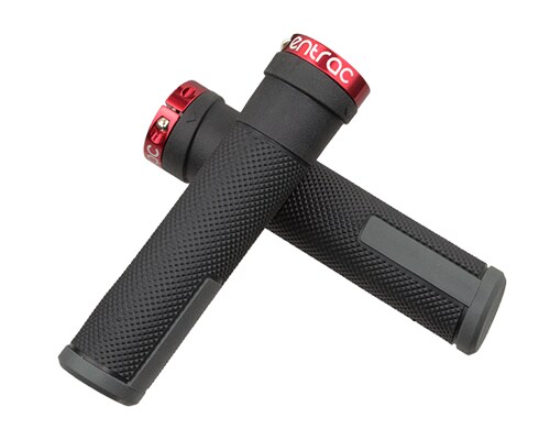 Bike Handlebar Grip Lock-on Non-slip TPR rubber no end caps plugs ...