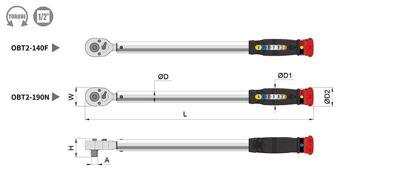 Adjustable Torque Wrench, Multi Pre-Set Type | MATATAKITOYO TOOL CO., LTD.