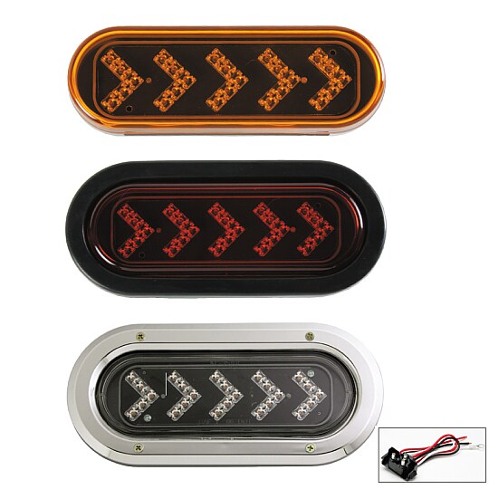LED Sealed Oval Arrow Turn Signal Light | Taiwantrade