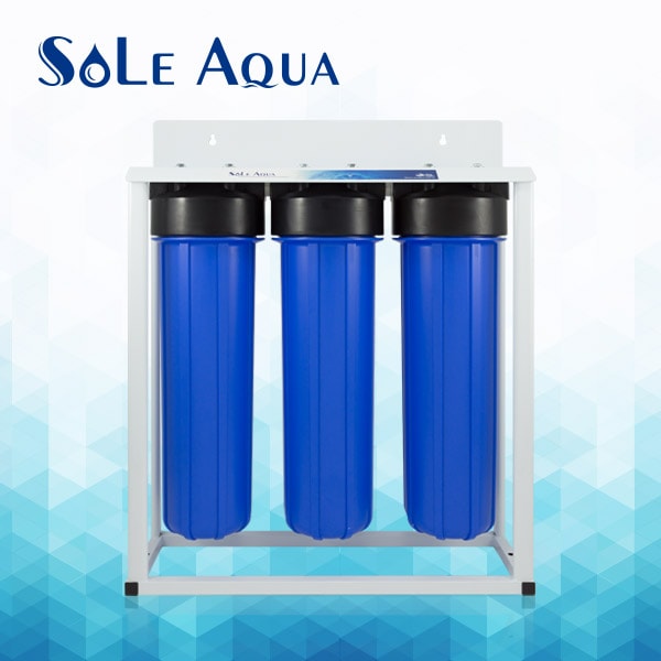 3 stage stand type big blue 20 inch for water filter system | Taiwantrade