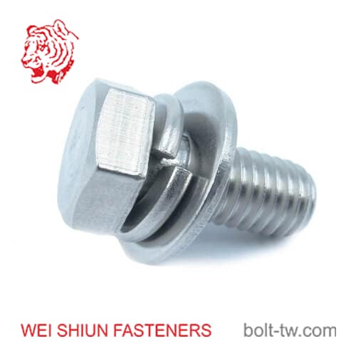 Bolt ISO 4017 Hexagon head bolt stainless steel SUS304 with double ...