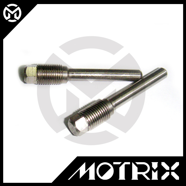 Motorcycle caliper brake pins total 35mm (pair). Length: Total 55mm ...