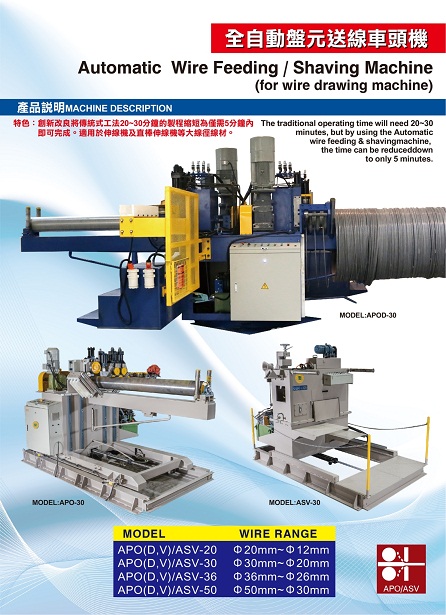 Automatic Wire Feeding / Shaving Machine | Taiwantrade.com