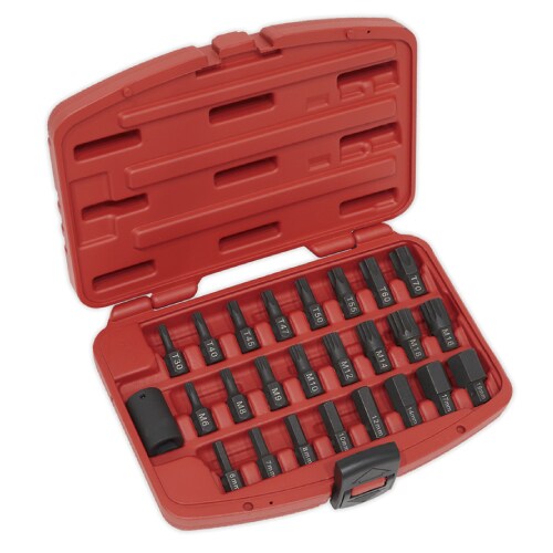 26PCS SQ. DR. IMPACT HEX / TROX / SPLINE BIT SET | Taiwantrade