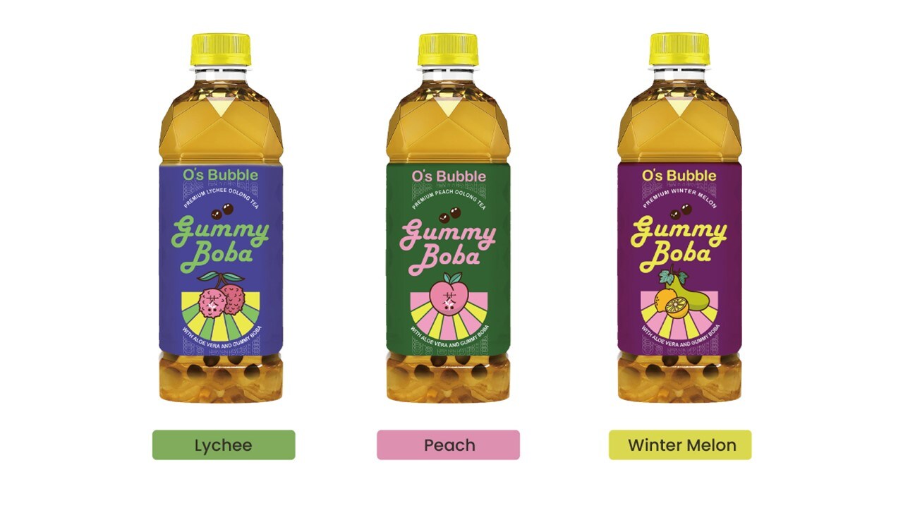 O's Bubble Gummy Boba Taiwan Tea| Boba Drink| Bubble Tea Drink| Boba ...