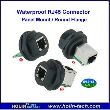 Waterproof RJ45 Ethernet Connectors for Outdoor Applications such as ...