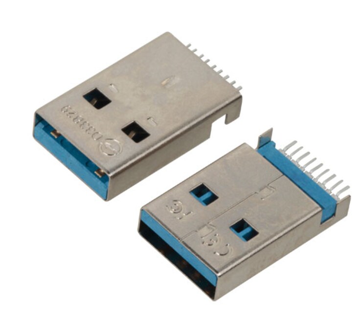 USB 3.0 A Male 9Pin L=18.7mm Dip:2mm | Taiwantrade.com