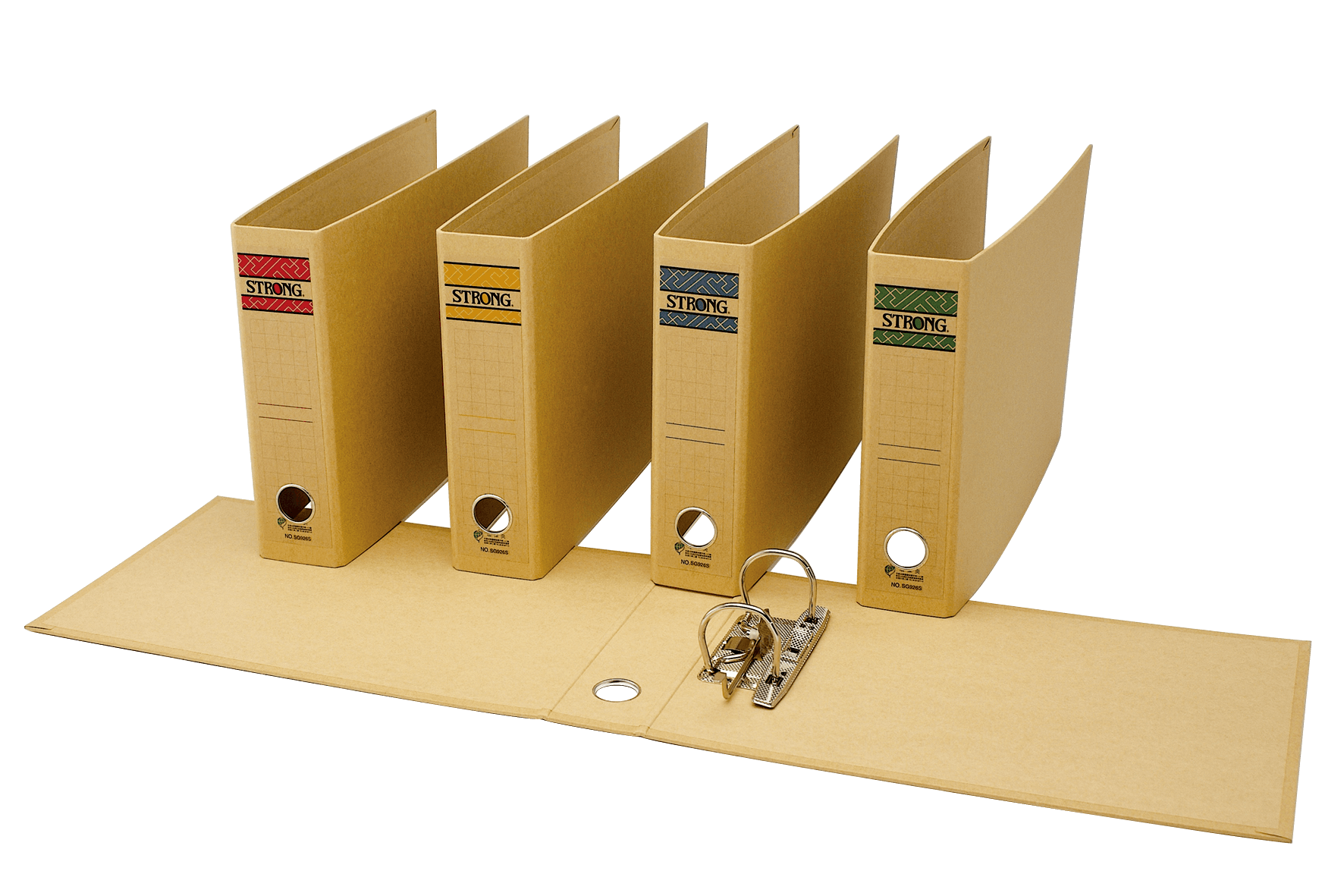 50 mm Lever Arch File, Horizontal A4 Size, Brown | Taiwantrade