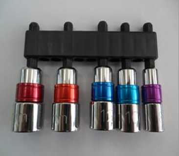 1/4" SHORT NUT DRIVER W/COLOR RING | Taiwantrade