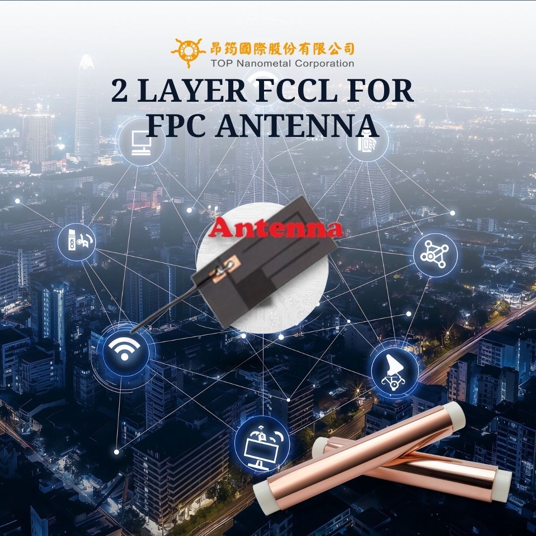 2 Layer FCCL without Adhesive for FPC Antenna 25um Polyimide base ...
