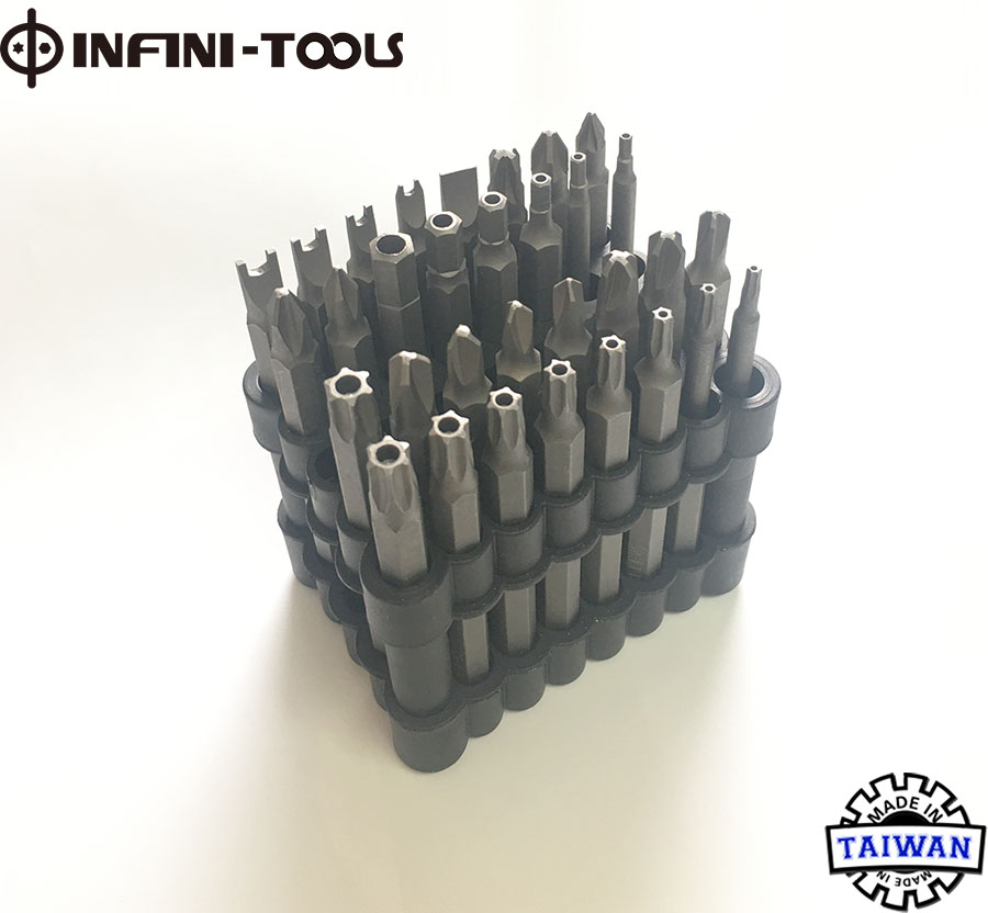 Security Bit Set, 32-Piece,3 In. Security Bit Set, 32 Pc., Clever-Bit ...