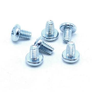 Machine screw metric M3x4 phillips pan head Cr3 zinc coated metal screw ...
