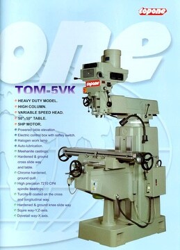Vertical Milling Machine | Taiwantrade