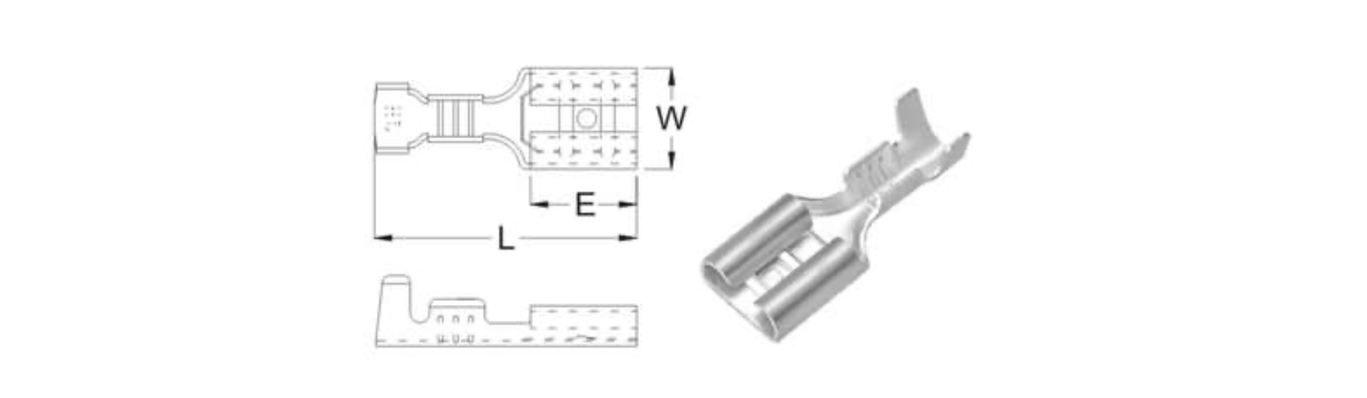 250 Series Straight Quick- Connect FASTON Terminals | Taiwantrade.com