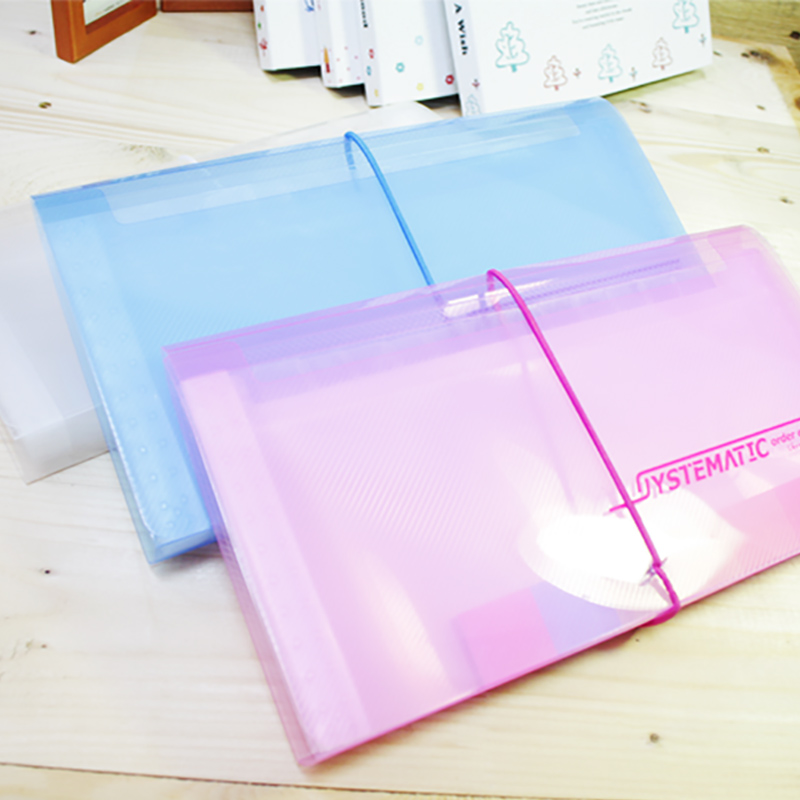 12 Pockets Expanding File Folder with Tabs & Elastic Band (Medium Size ...