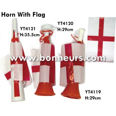 HORN WITH FLAG | Taiwantrade