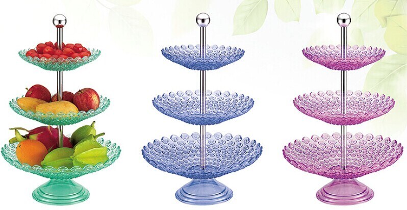 Fashion three-layer fruit plate-HF237 | Taiwantrade