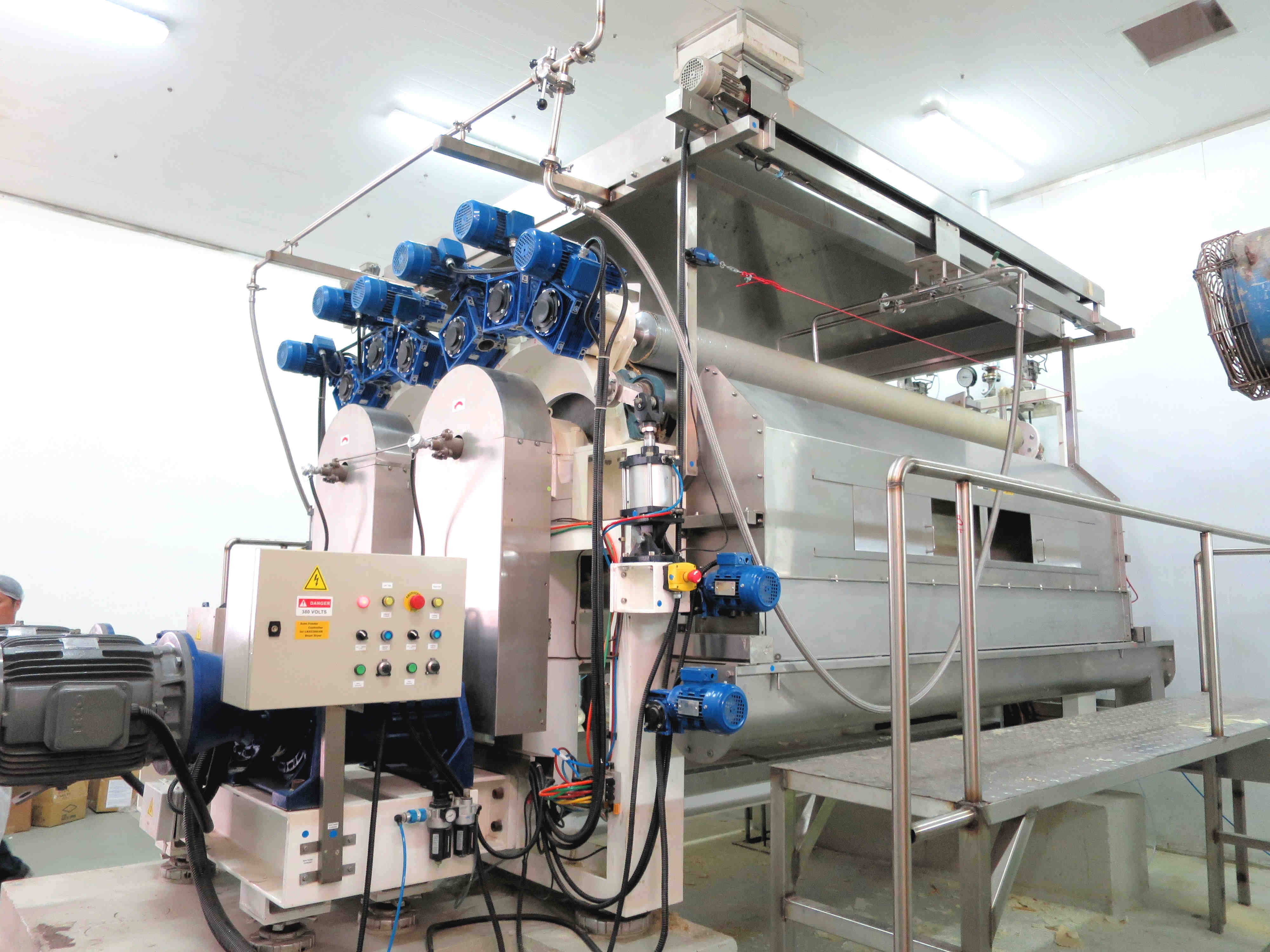 Energy Saving Industrial Double Drum Dryer (6 Applicators) | Taiwantrade