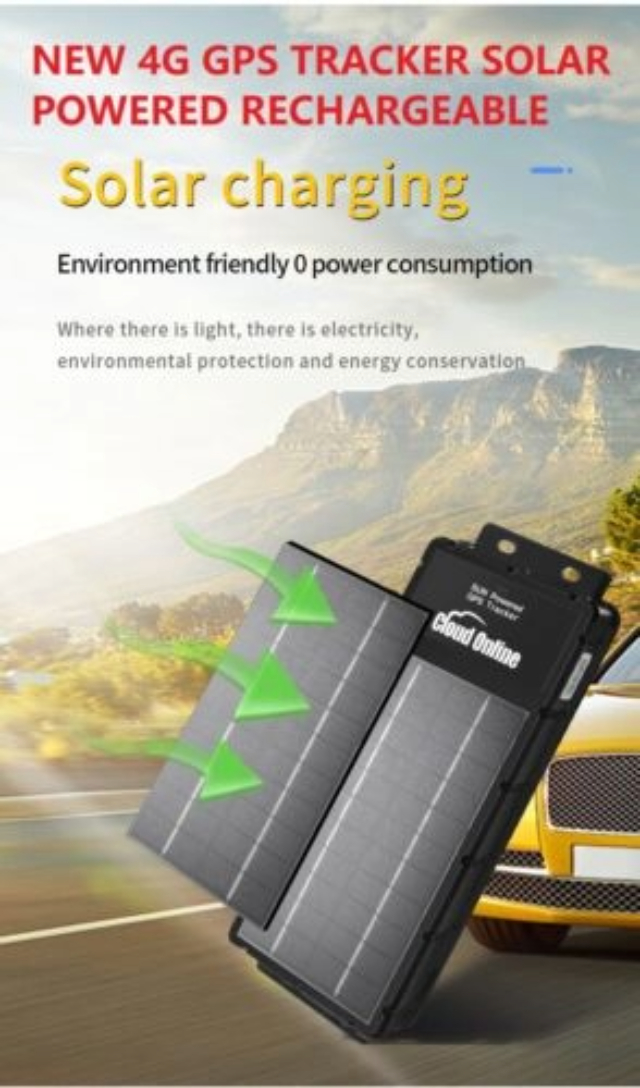 New 4G GPS tracker solar powered rechargeable | Taiwantrade