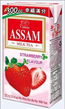 Assam Milk Tea - Strawberry Flavour | Taiwantrade