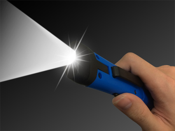 3W 180 Degree Rotating Head Magnetic LED Flashlight Pocket Torch Lamp ...