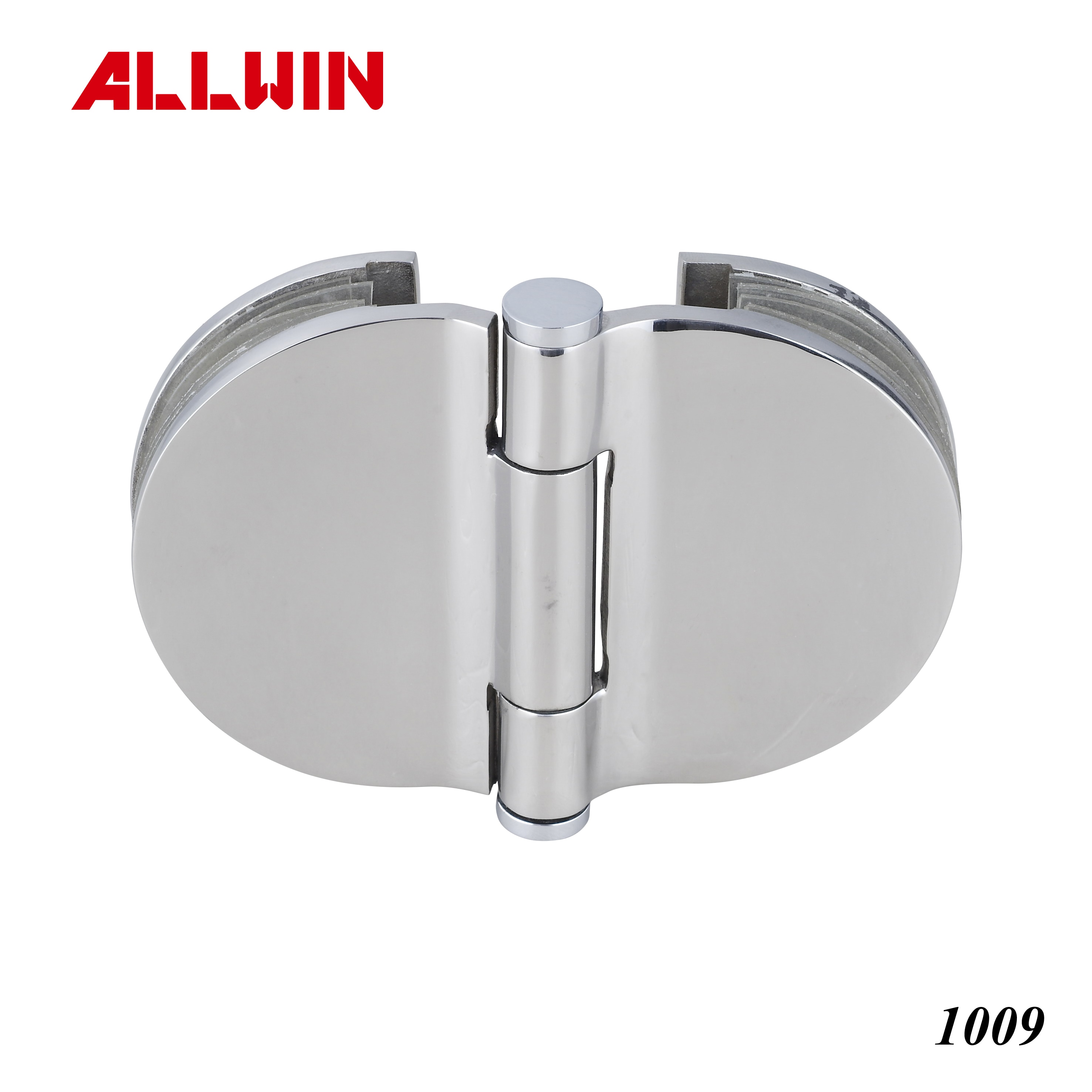 Modern 180 Degree Glass Door Hinges round Shape Brass Material ...
