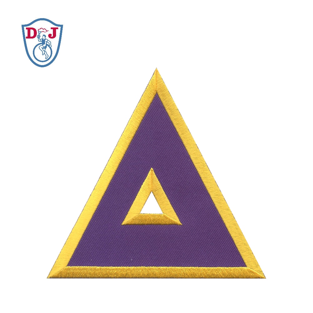 Embroidery Delta Greek Letter Emblem | Taiwantrade