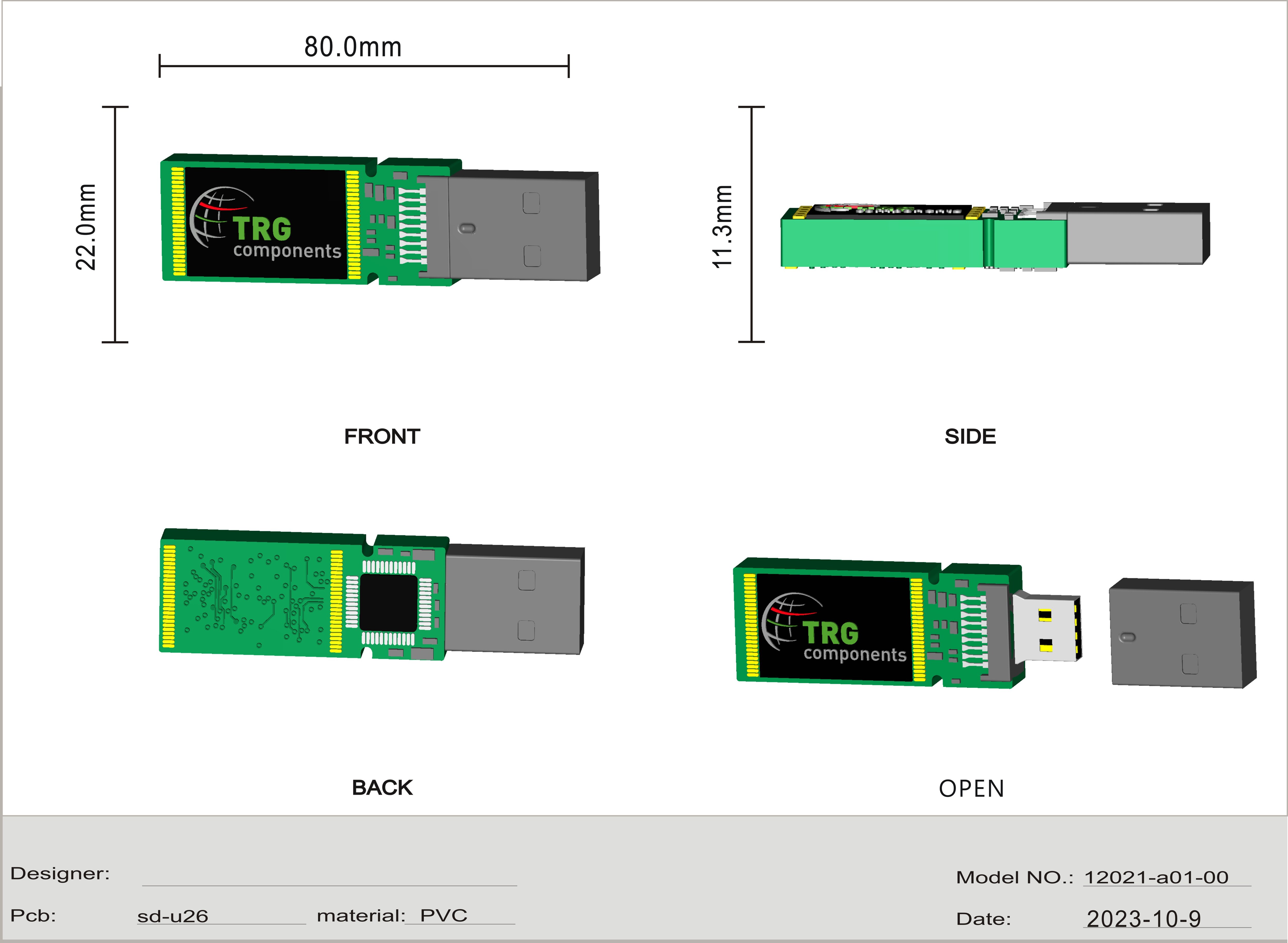 Customized PCB USB drive -16GB | Taiwantrade