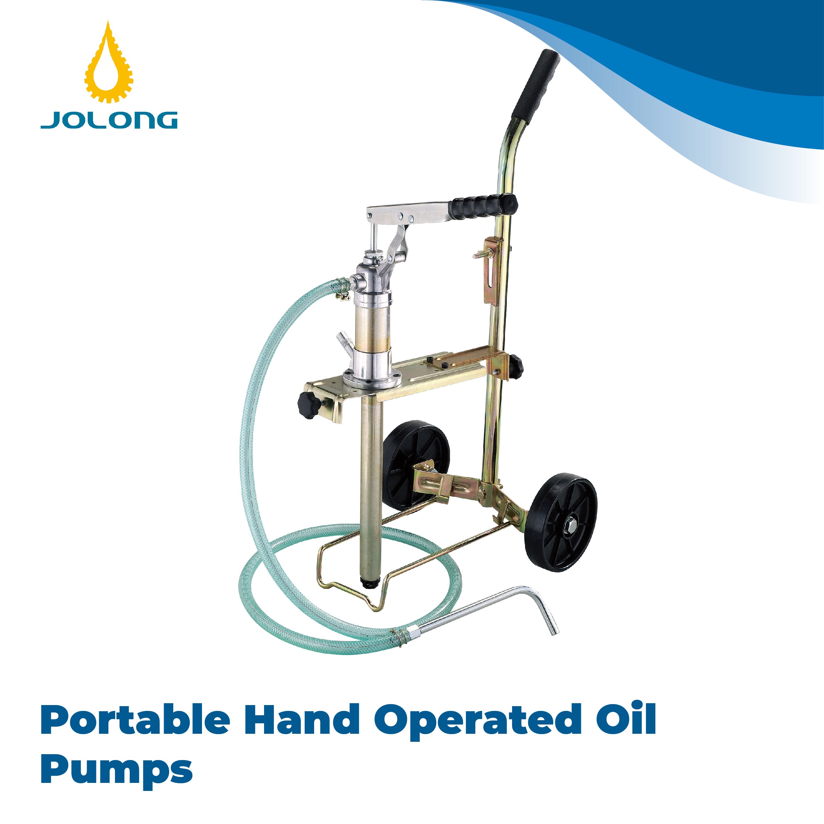 Portable Hand Operated Oil Pumps with Hydraulic Hose | Taiwantrade